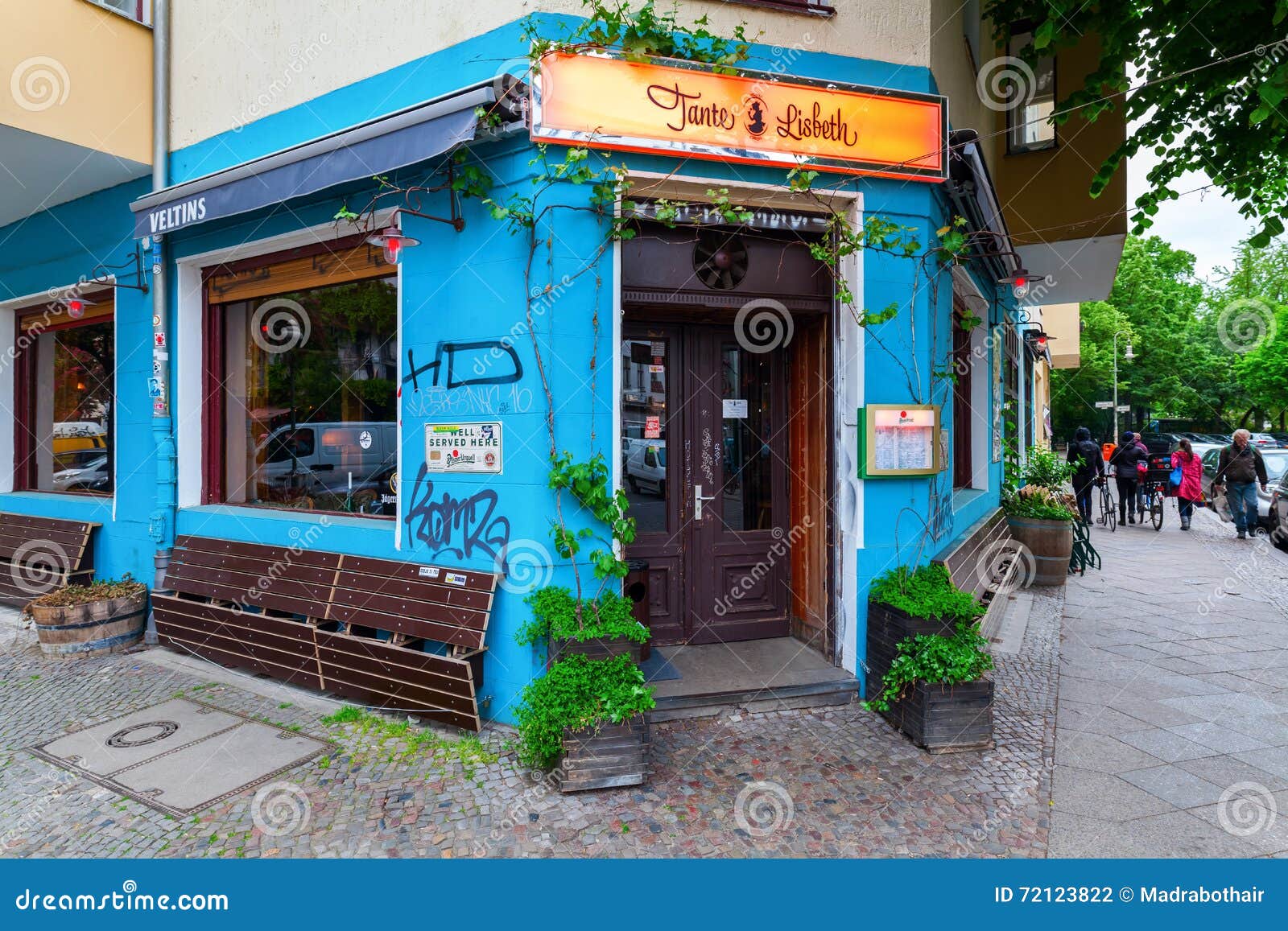 Traditional Corner Bar in Berlin, Germany Editorial Photography - Image ...
