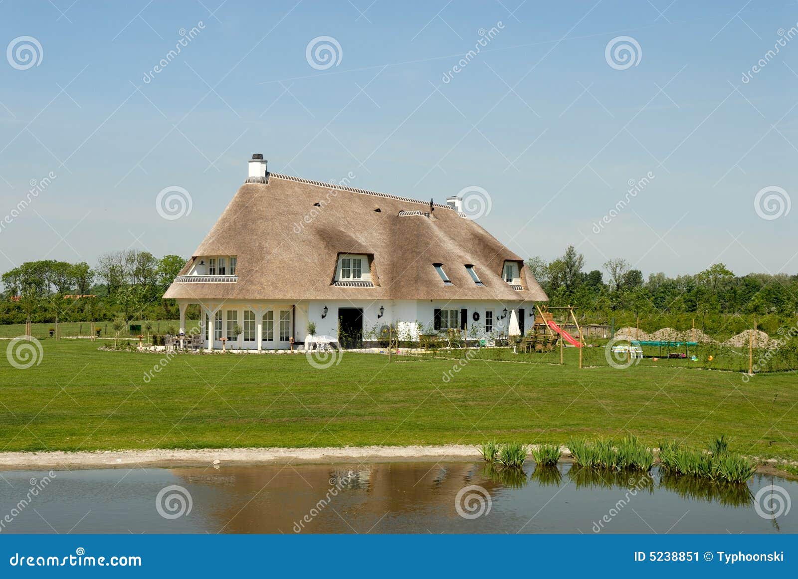 Traditional Cottage in the Netherlands Stock Image - Image of fashioned ...