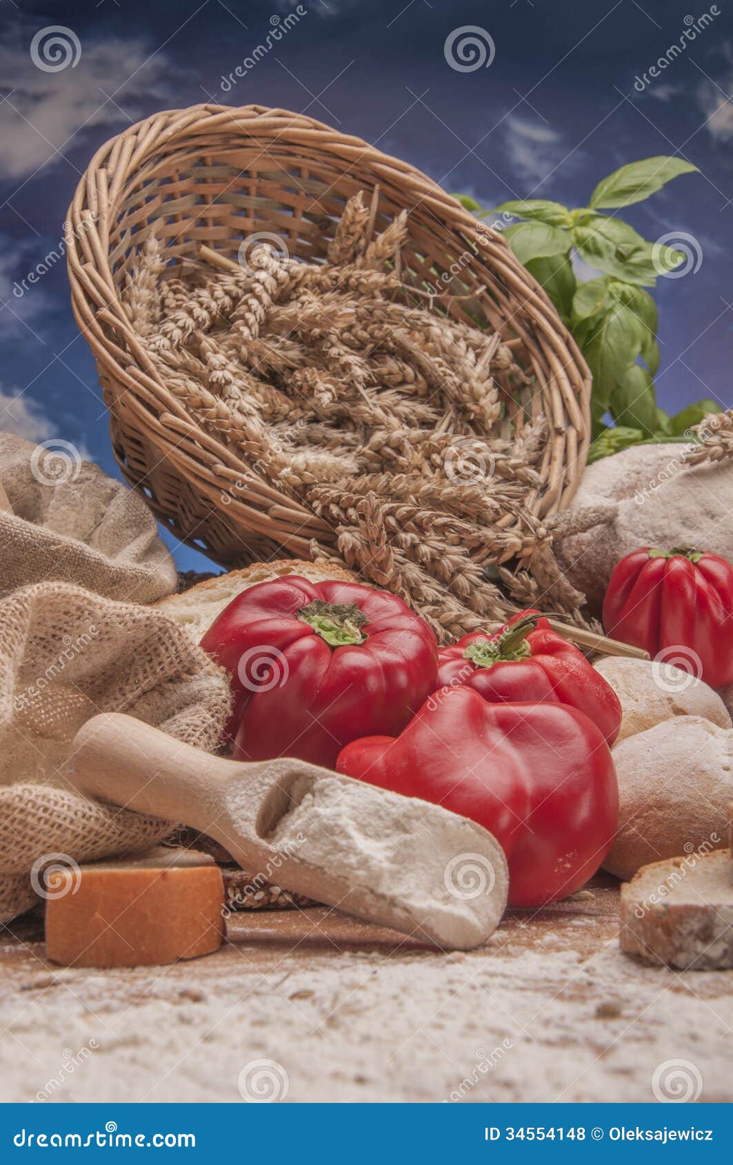 Traditional country food stock photo. Image of nature - 34554148