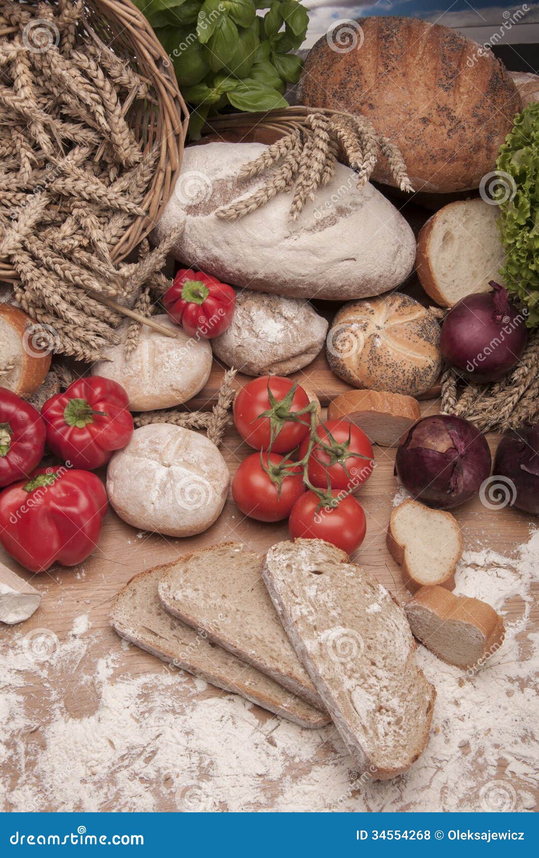 Traditional country food stock photo. Image of background - 34554268