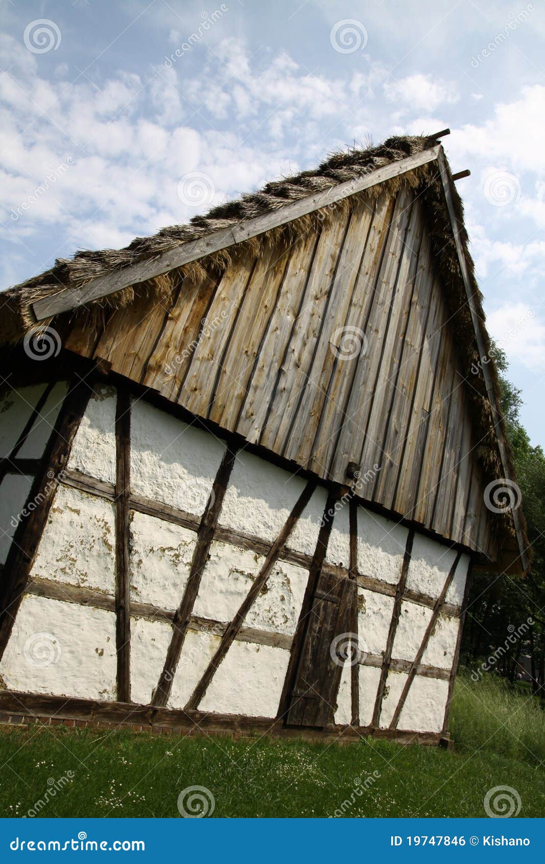 Traditional cowshed stock photo. Image of europe, green - 19747846