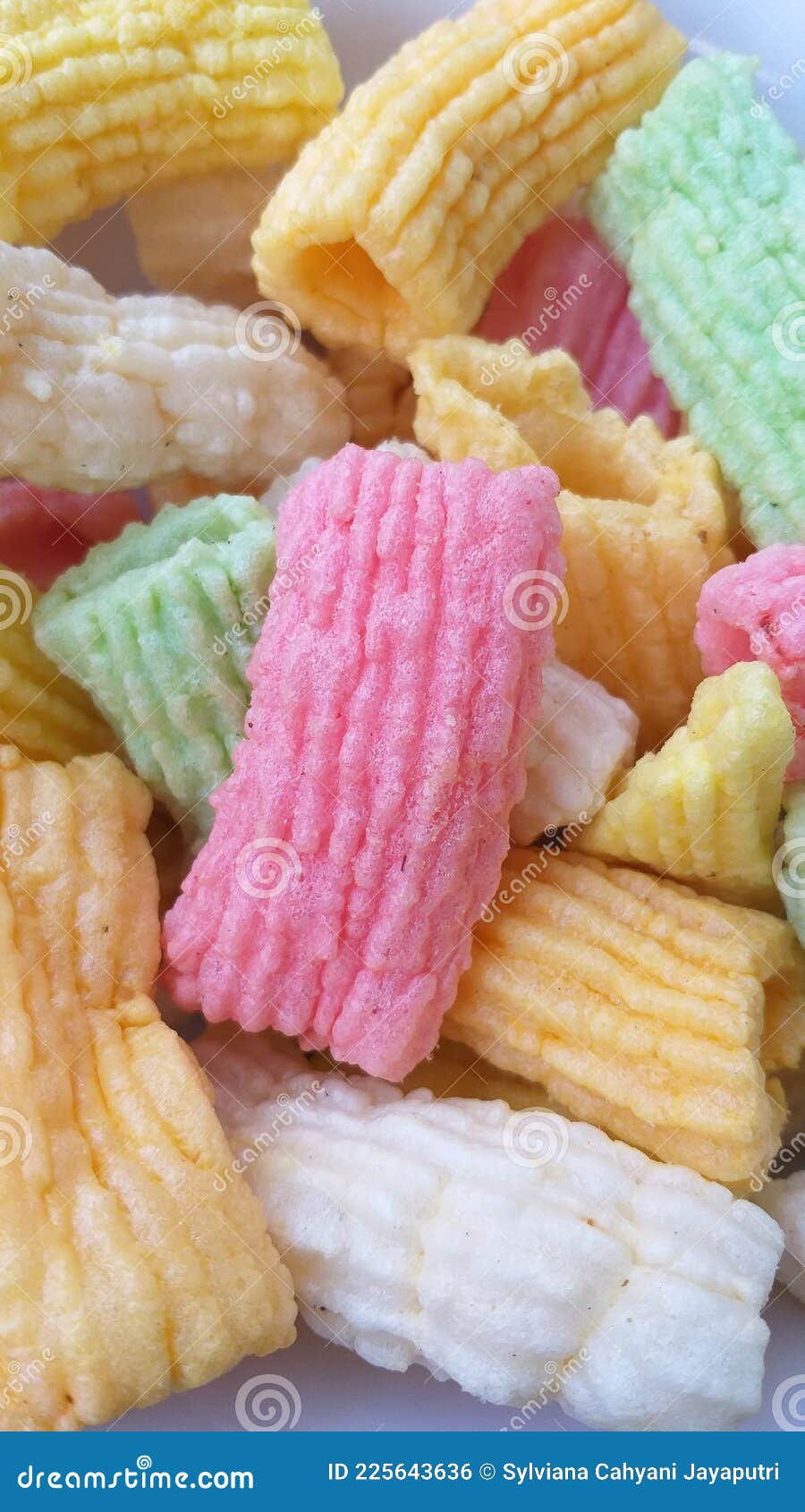 Traditional Crackers from Indonesia Stock Photo - Image of baking ...