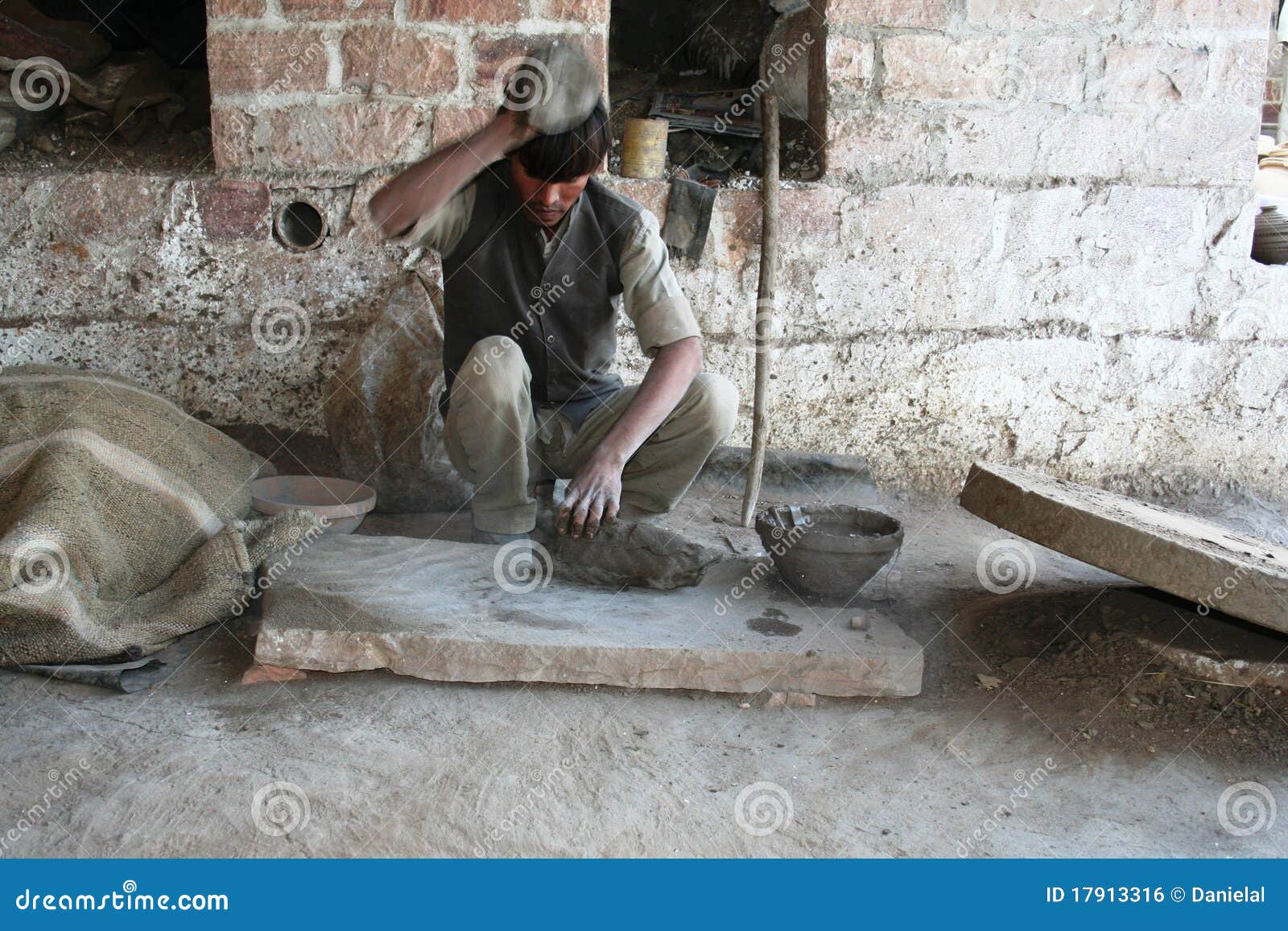 Traditional craftsmanship editorial photo. Image of pottery - 17913316