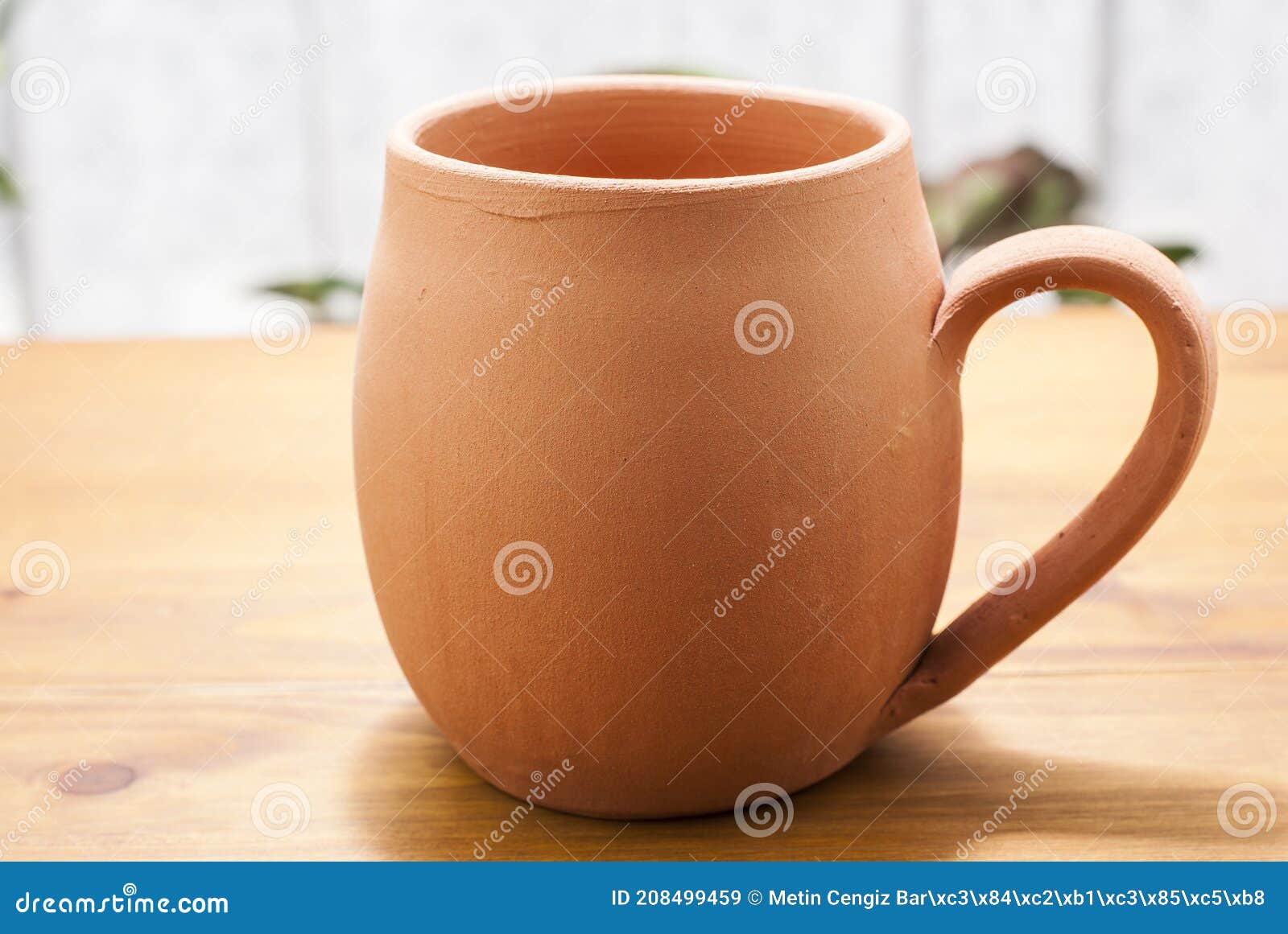 Traditional Cup Made from Clay Stock Image - Image of graphic, isolated ...