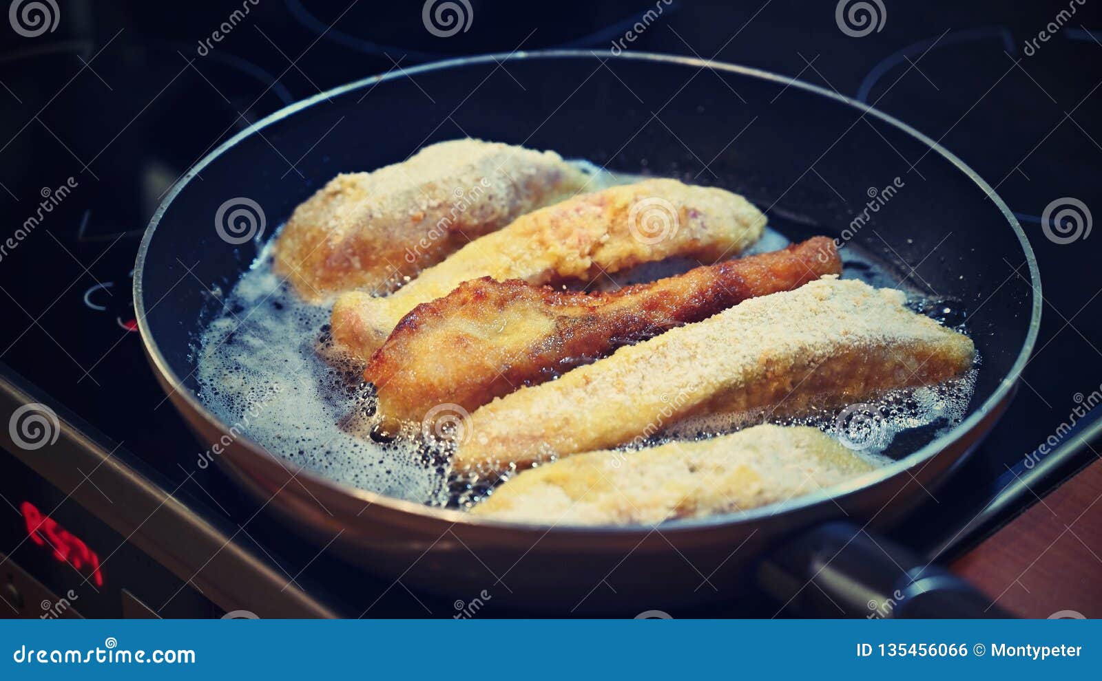 Traditional Czech Christmas Dinner. Fried Fish - Carp. Season - Holiday ...