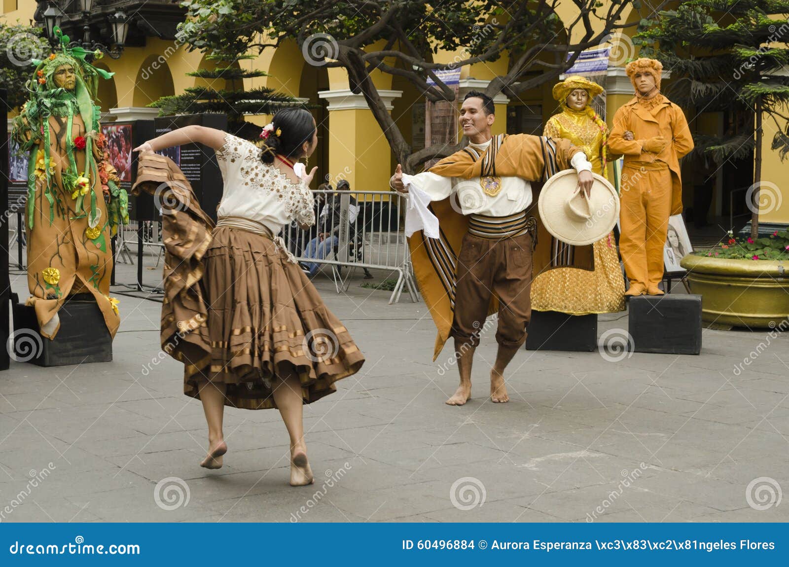 Traditional dance in Peru editorial stock image. Image of america ...