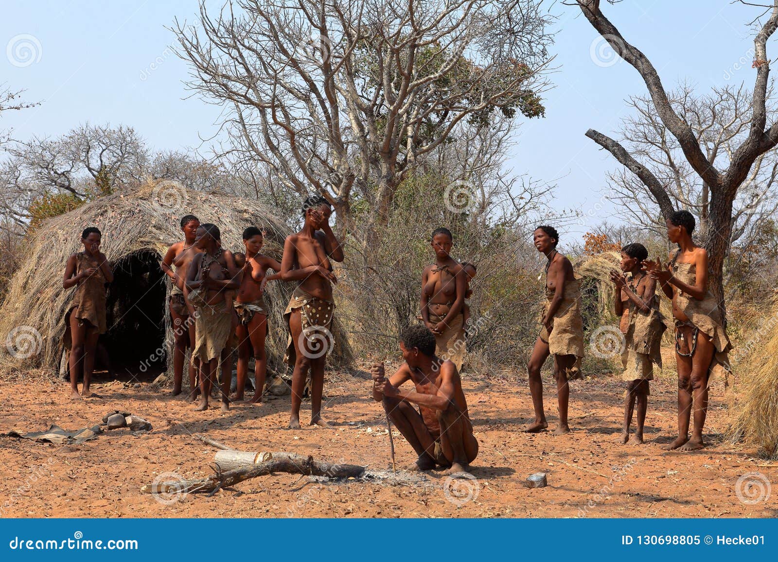 Traditional Dance of the San in Namibia Editorial Image - Image of ...