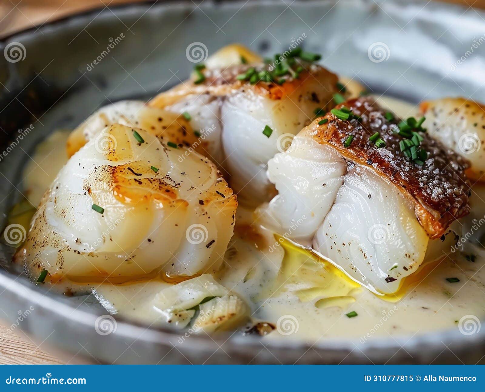 Traditional Danish Dish Kogt Torsk Based on Boiled Cod Stock ...