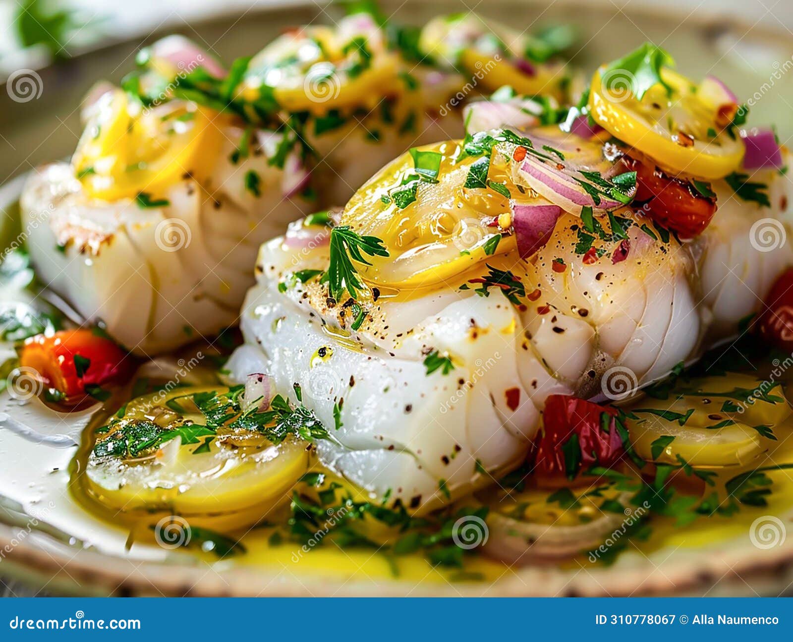 Traditional Danish Dish Kogt Torsk Based on Boiled Cod Stock ...