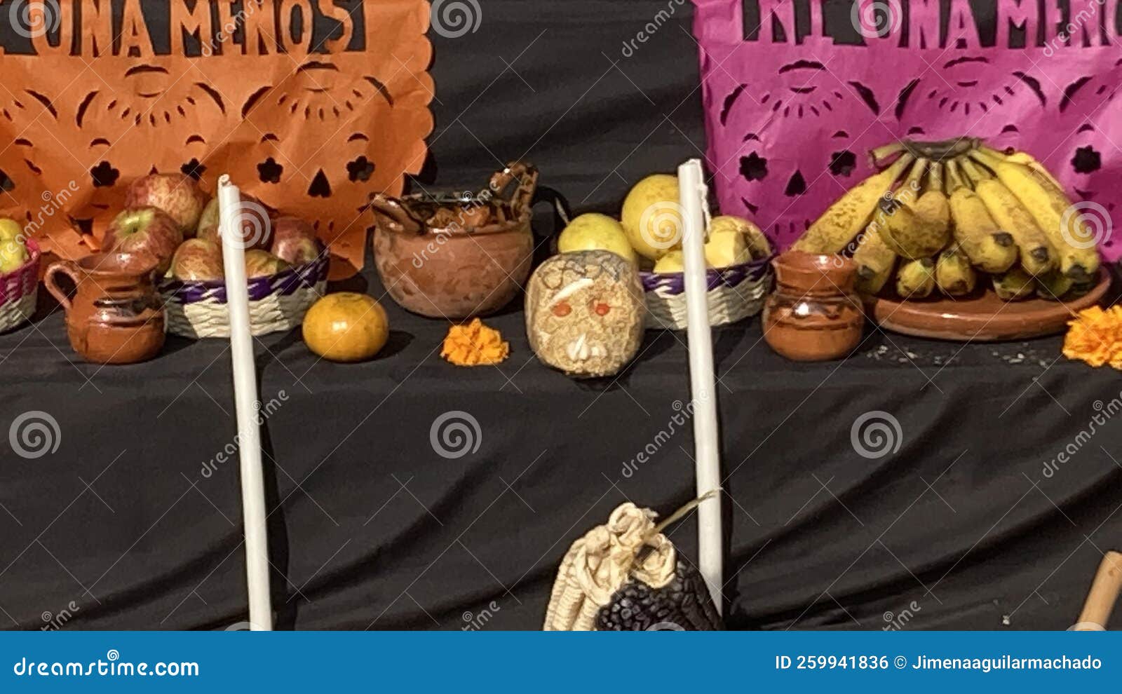Traditional Ofering Day of the Dead Altar Stock Photo - Image of mexico ...