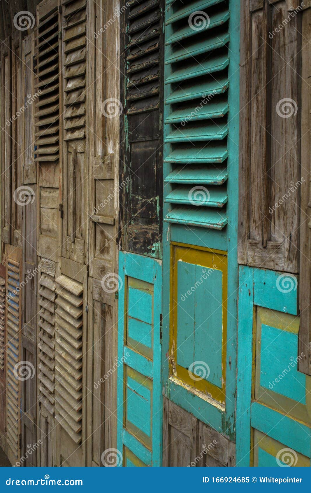 Traditional Decorative Classic Wooden Windows Stock Image - Image of ...