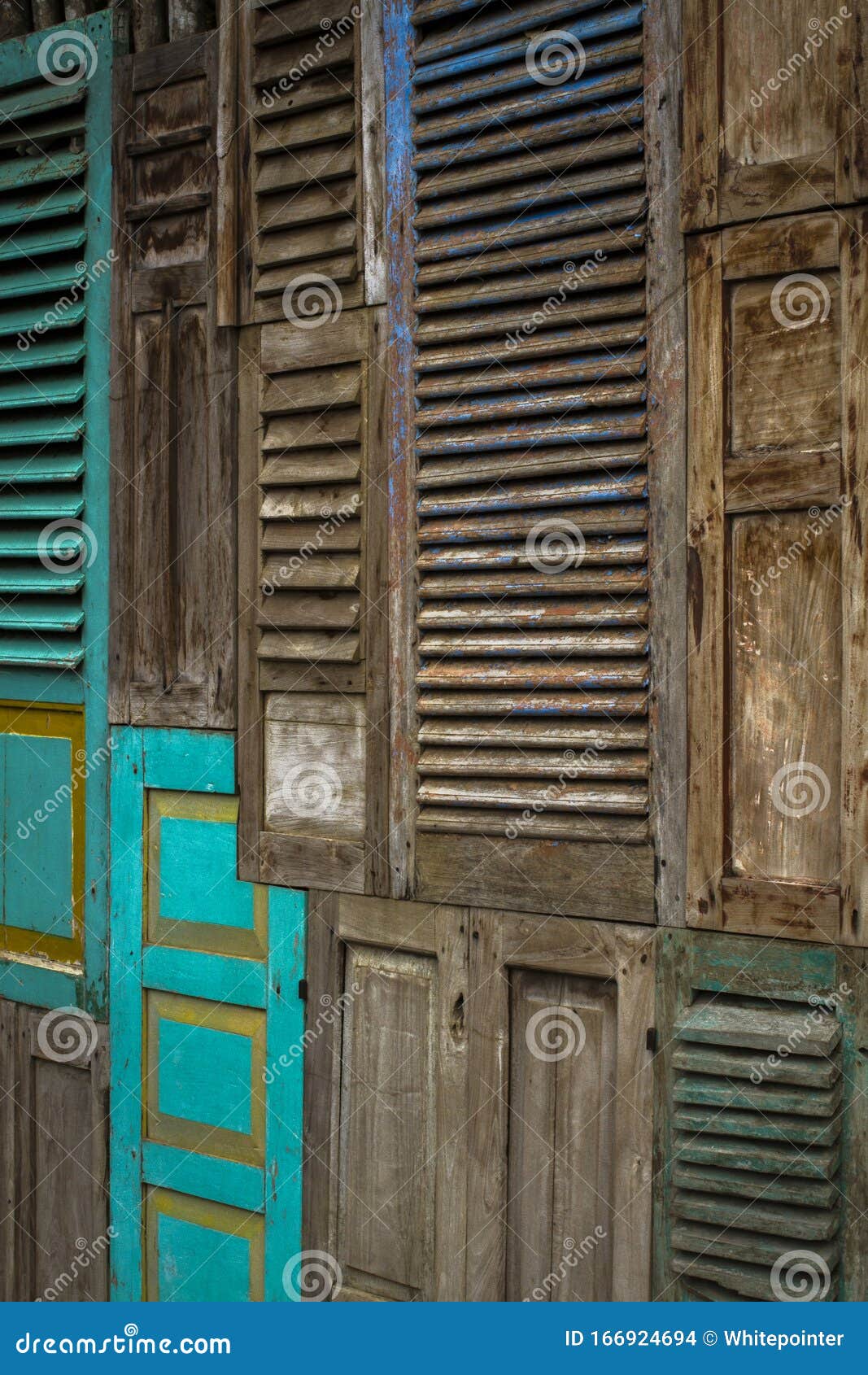 Traditional Decorative Classic Wooden Windows Stock Photo - Image of ...