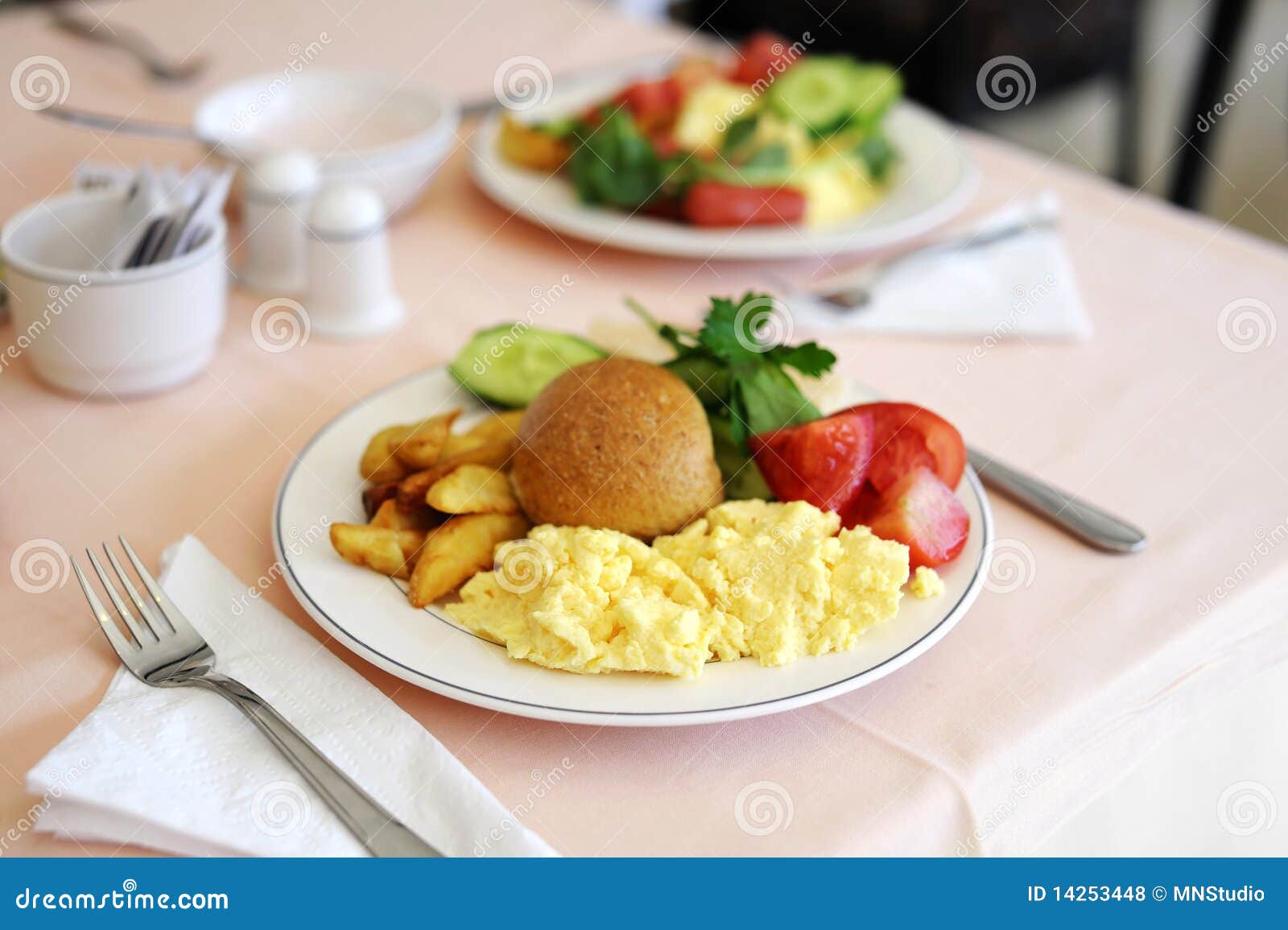 Traditional Delicious Breakfast Stock Photo - Image of cafe, freshness ...