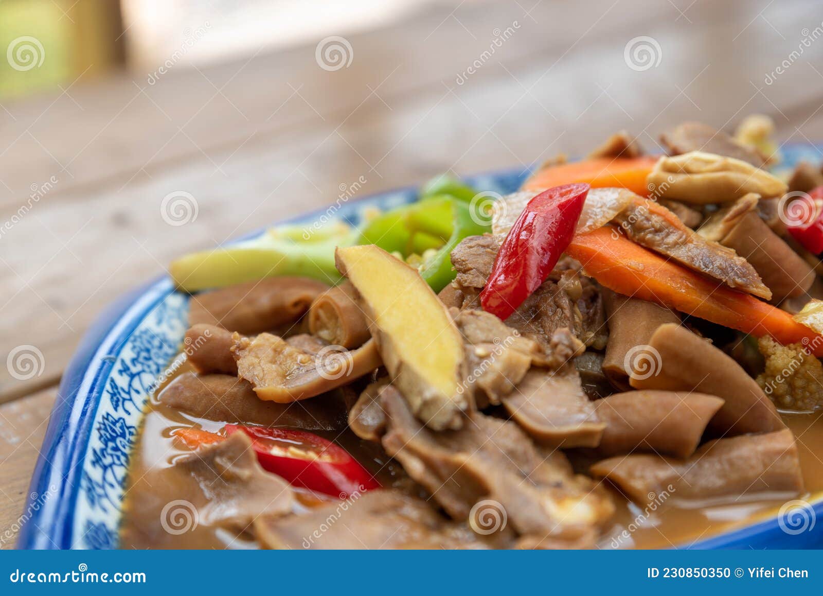 Traditional Delicious Chinese Fried Dishes Stock Photo - Image of ...