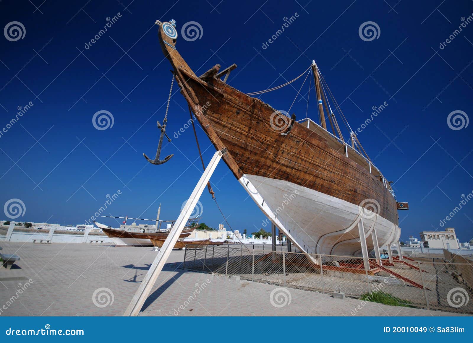 Traditional Dhow stock image. Image of wood, sail, traditional - 20010049