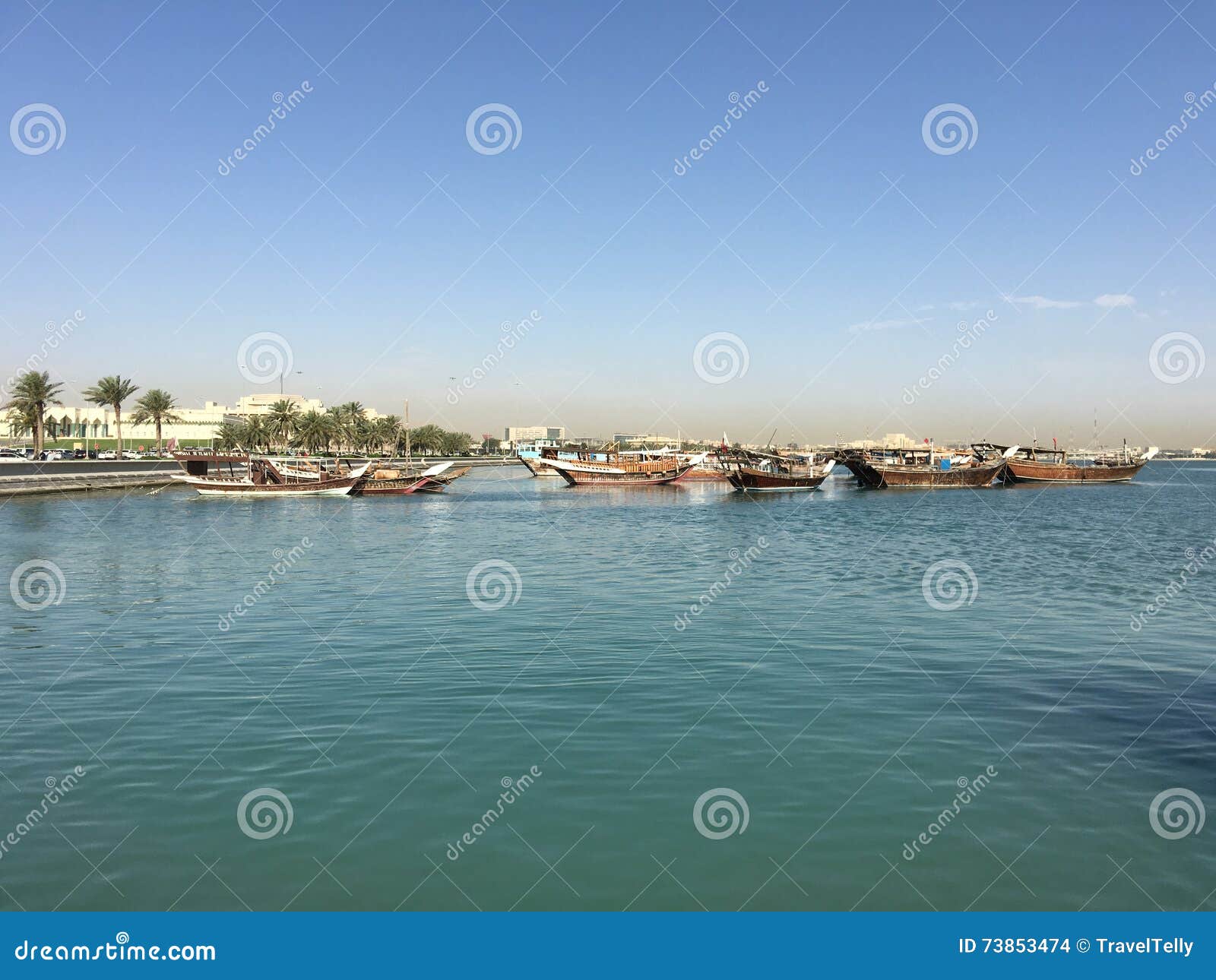 Traditional Dhow, Arab Sailing Vessels Stock Photo - Image of sailing ...