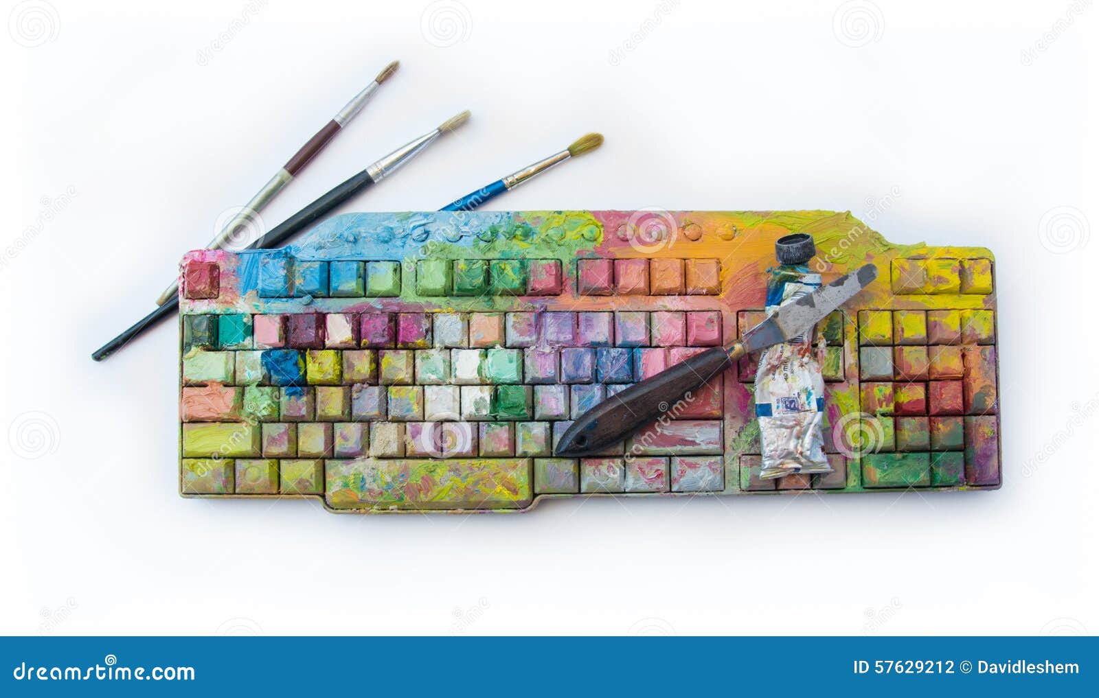 Traditional and Digital Art Stock Photo - Image of digital, computer ...