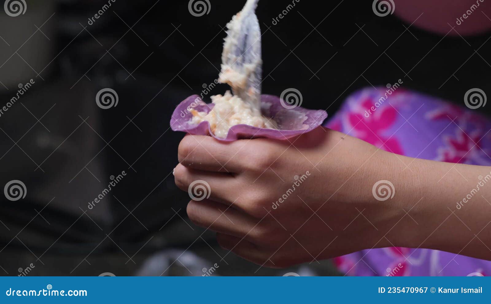 Asian Girl Hands Making Dim Sum Stock Video - Video of girl, dinner ...