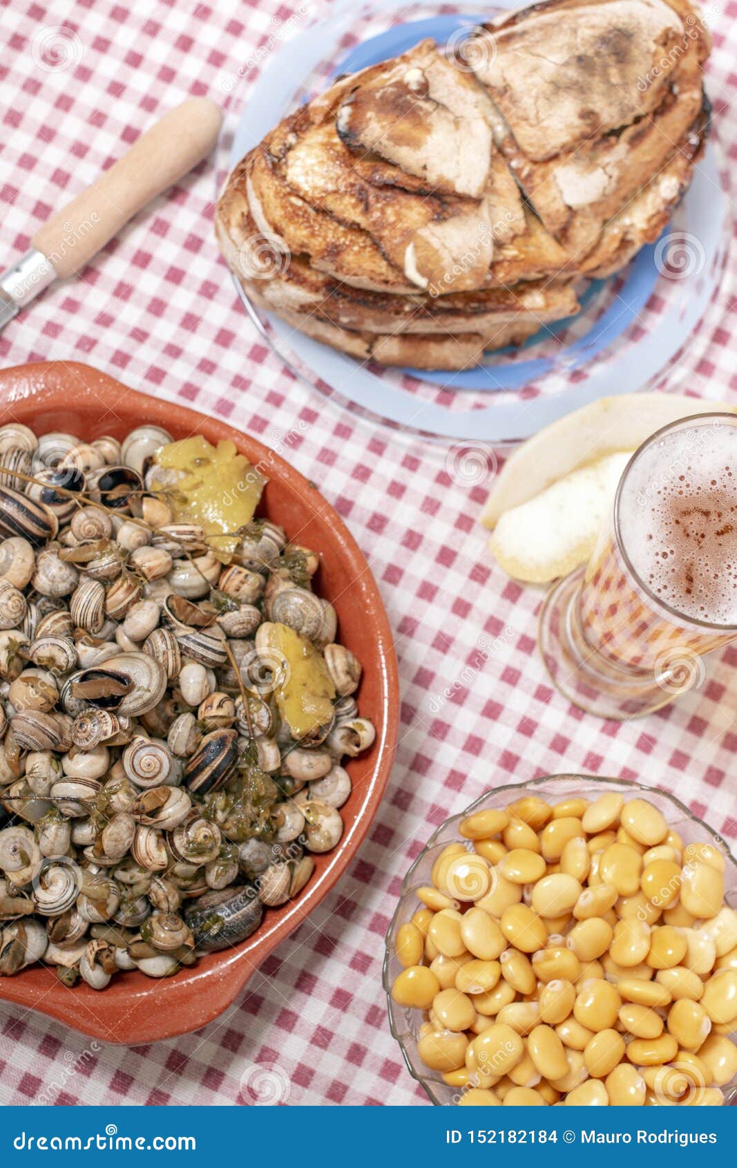 Traditional Dish of Cooked Snails Stock Photo - Image of food ...