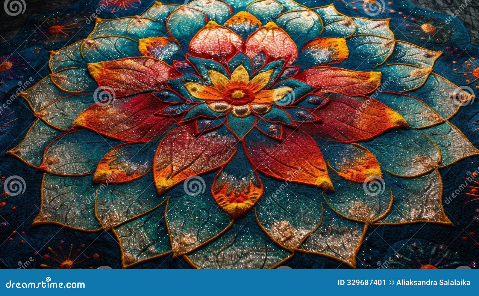 Traditional Diwali Decorations, Beautiful Rangoli Patterns on a Diwali ...