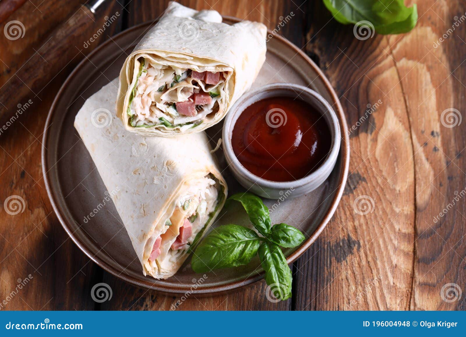 Traditional doner stock photo. Image of pita, plate - 196004948