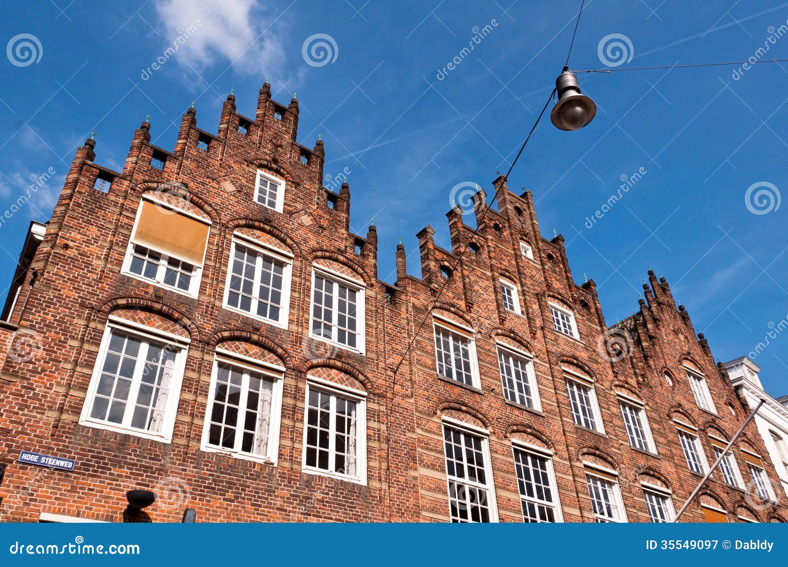 Traditional Dutch Architecture Stock Image - Image of estate, europe ...