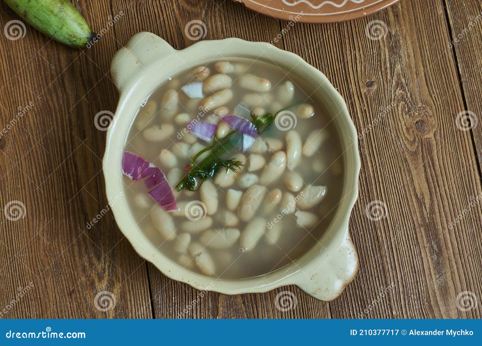 Traditional Dutch Brown Bean Soup Stock Image - Image of bowl, onion ...