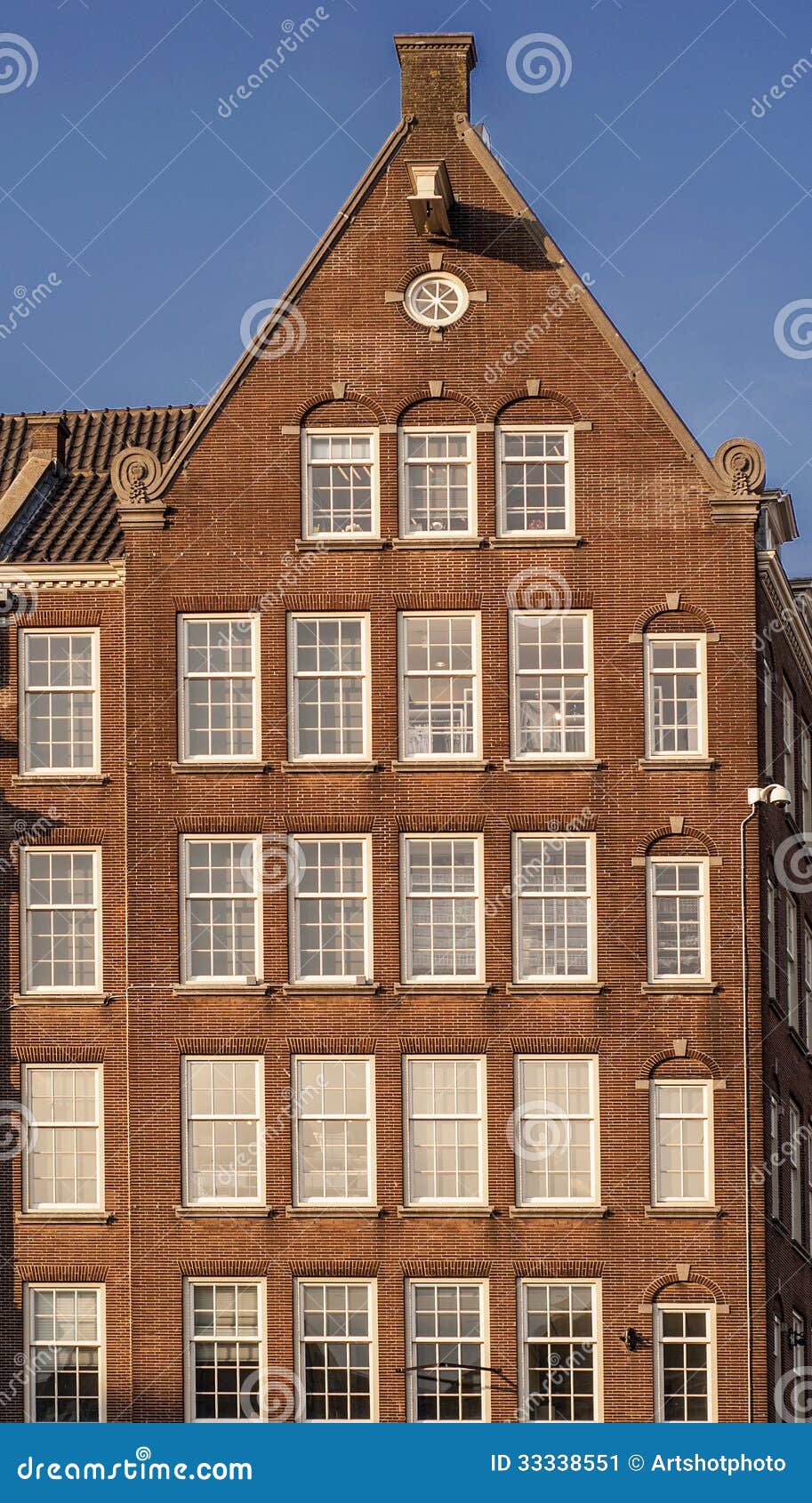 Traditional dutch building stock image. Image of blue - 33338551