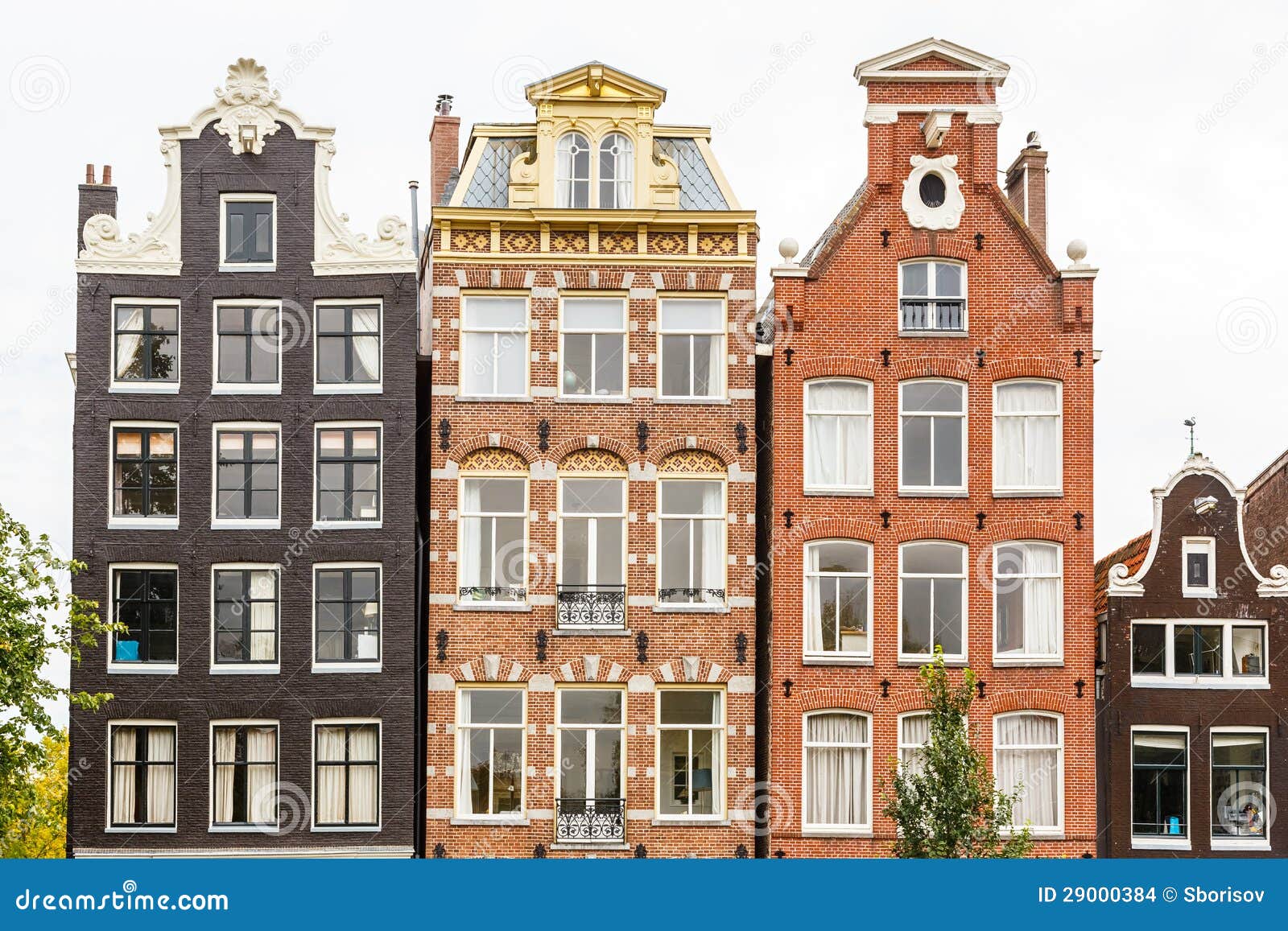Traditional Dutch Buildings, Amsterdam Stock Photo - Image of europe ...