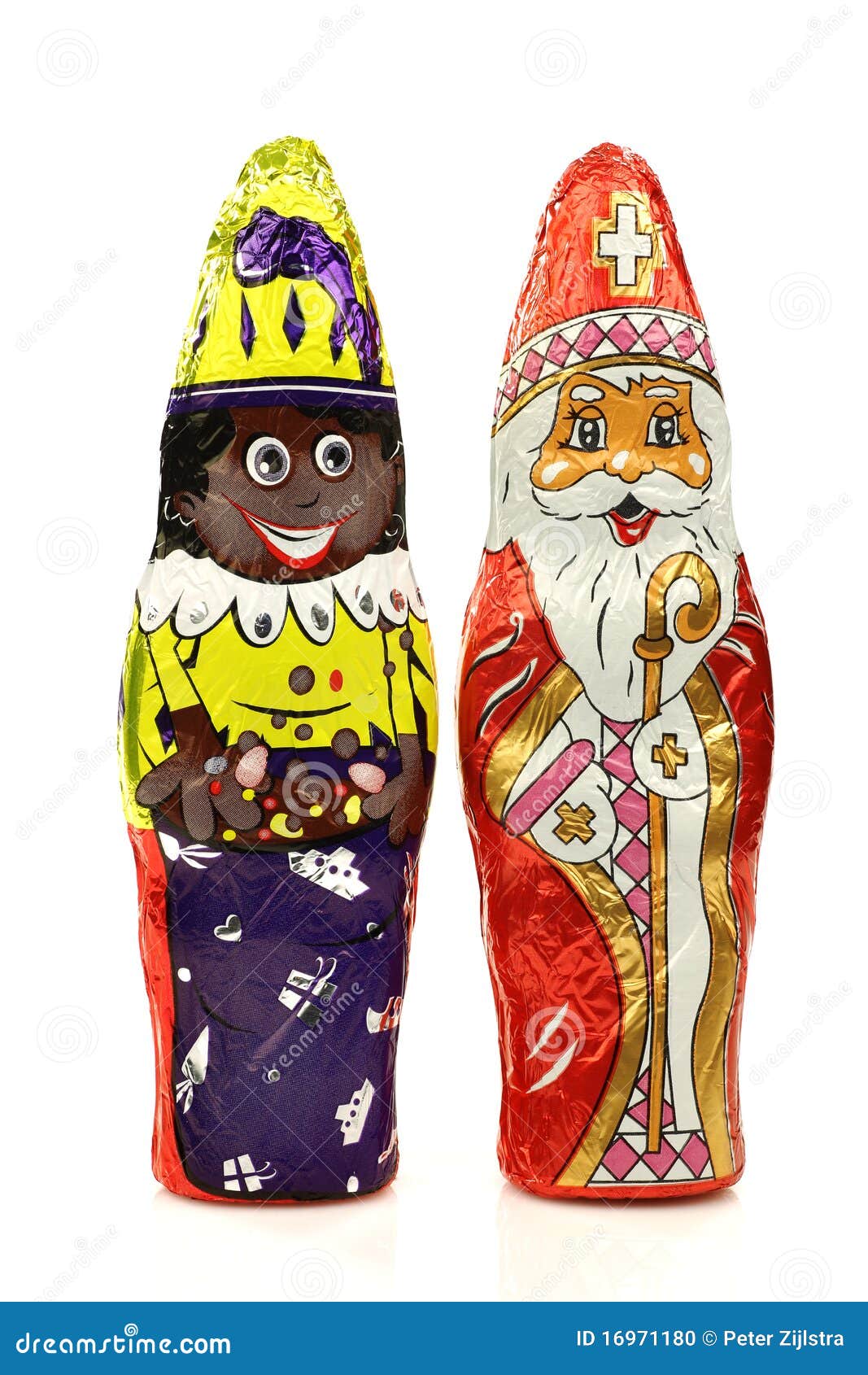Traditional Dutch Chocolate Sinterklaas Figures Stock Photo - Image of ...