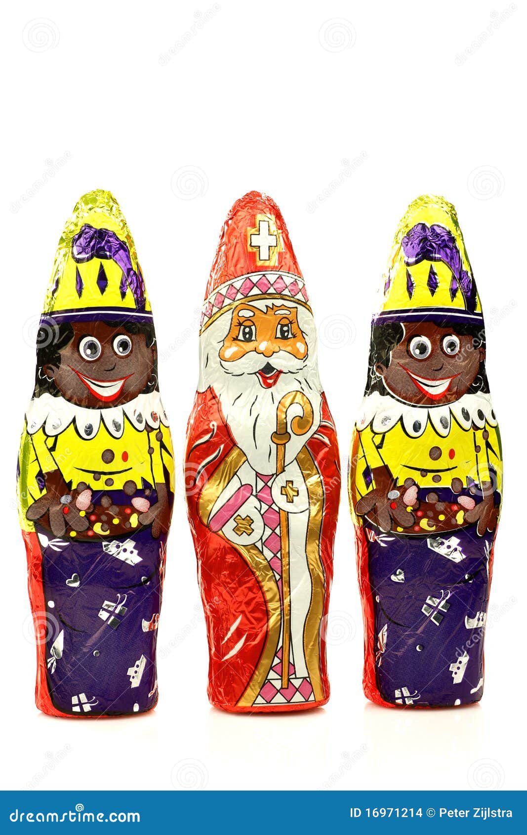 Traditional Dutch Chocolate Sinterklaas Figures Stock Photo - Image of ...