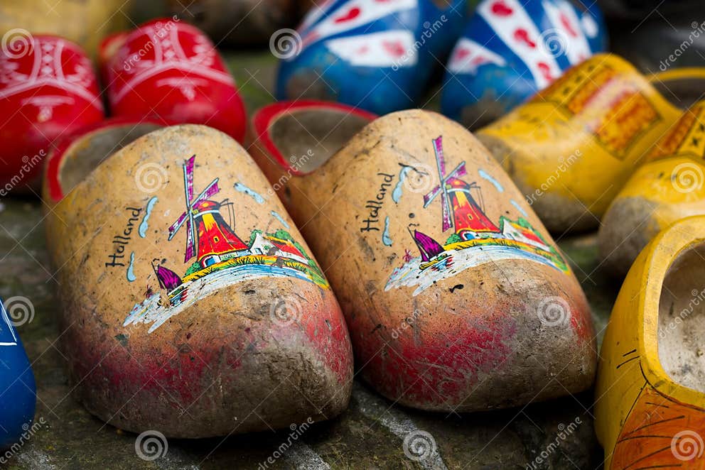 Traditional Dutch Clogs stock image. Image of clogs, dutch - 26564153