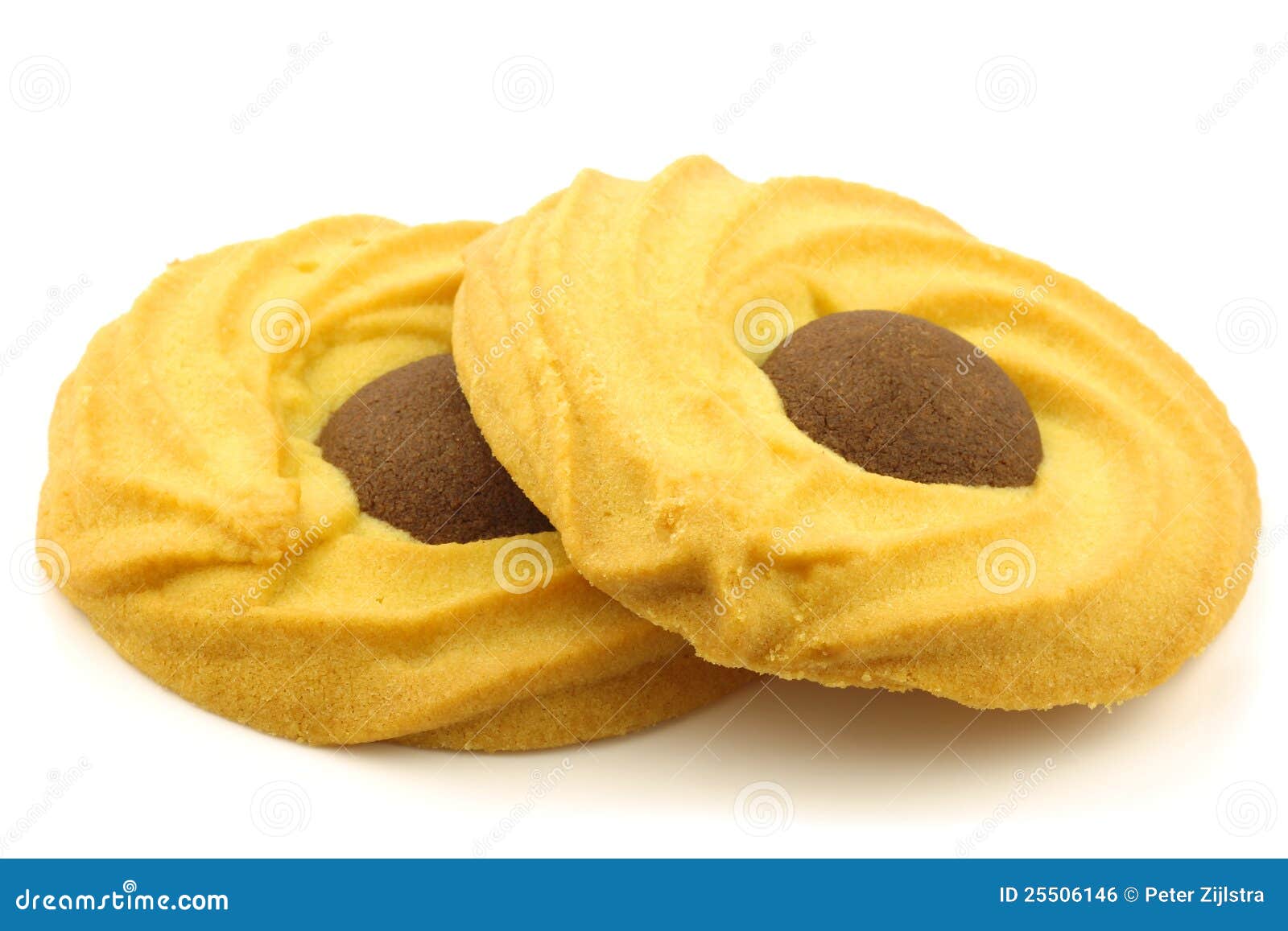 Traditional Dutch Cookies Called Sprits Stock Photo - Image of round ...