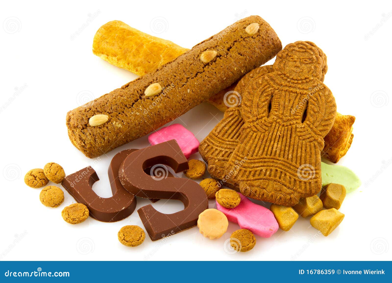 Traditional Dutch Delicacy for Sinterklaas Stock Image - Image of ...
