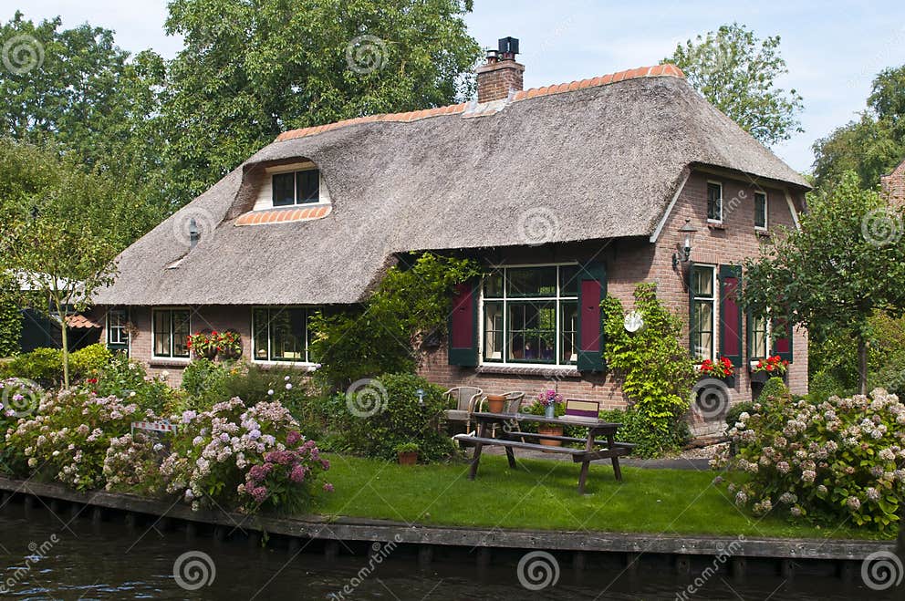 Traditional dutch house stock image. Image of culture - 21008689