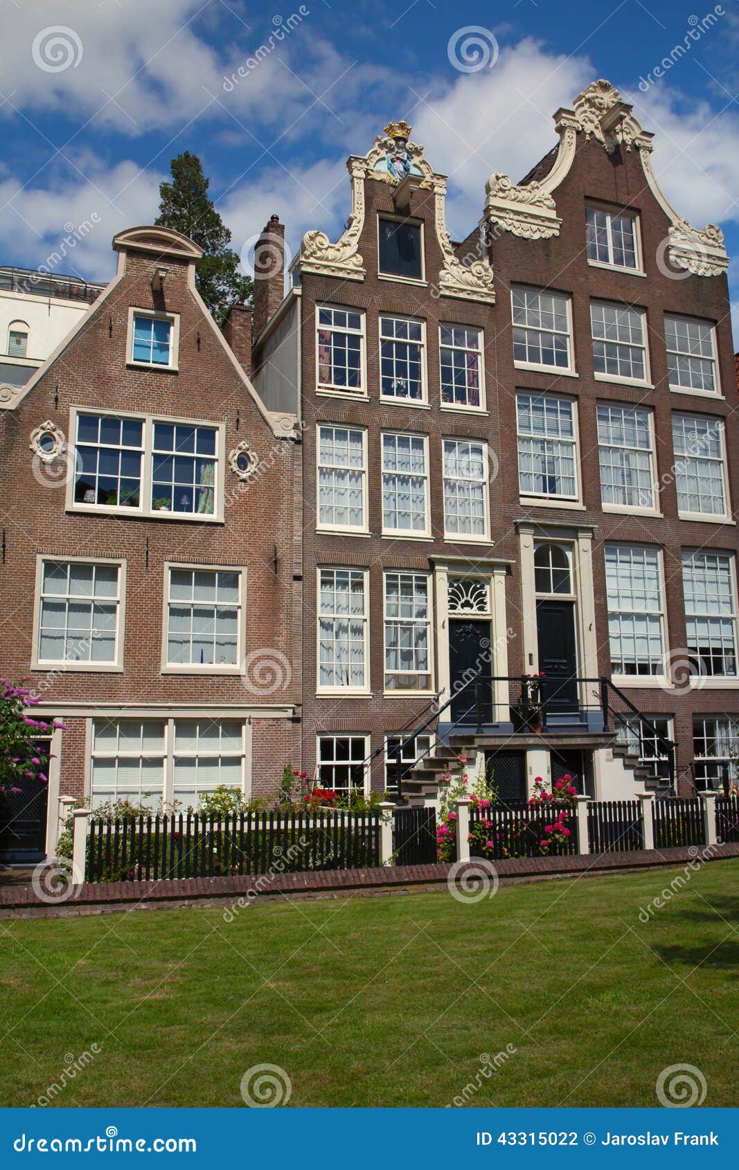 Traditional Dutch Houses (Amsterdam) Stock Photo - Image of medieval ...