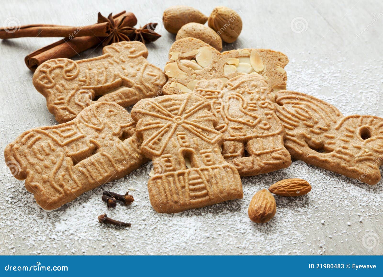 Traditional Dutch Pastry Speculaas Stock Image - Image of cinamon ...