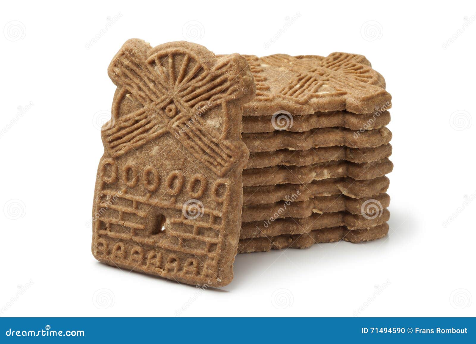 Traditional Dutch Speculaas Cookies Stock Photo - Image of tradition ...