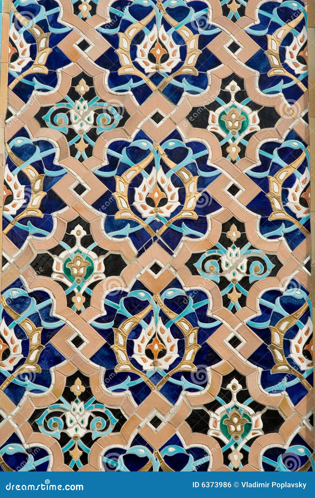 Traditional east ornament stock photo. Image of blue, ornament - 6373986