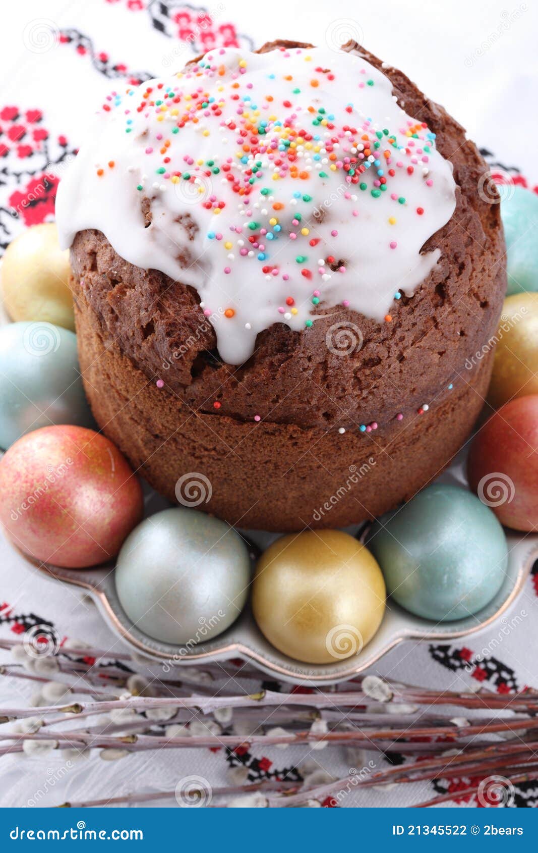 Traditional easter cake stock photo. Image of holiday - 21345522