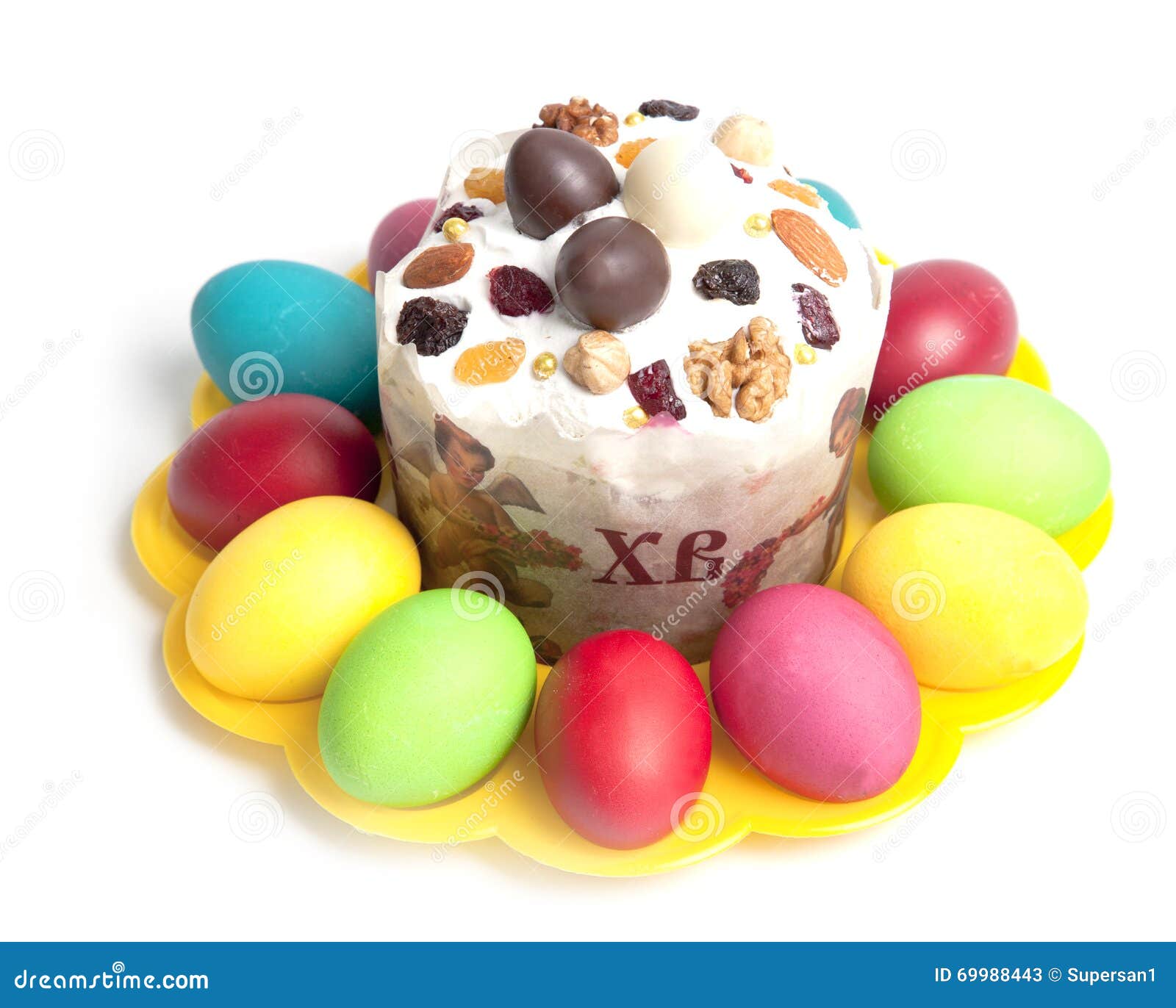 Traditional Easter cake stock image. Image of cupcake - 69988443