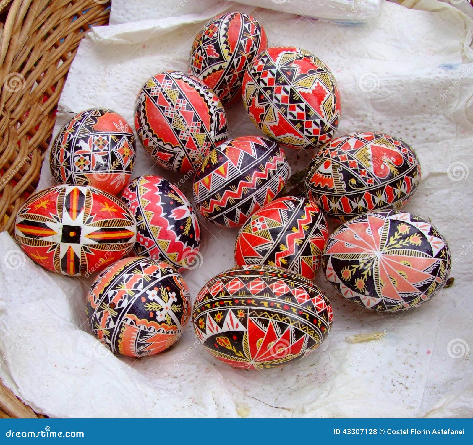 Traditional Easter Eggs stock photo. Image of religious - 43307128