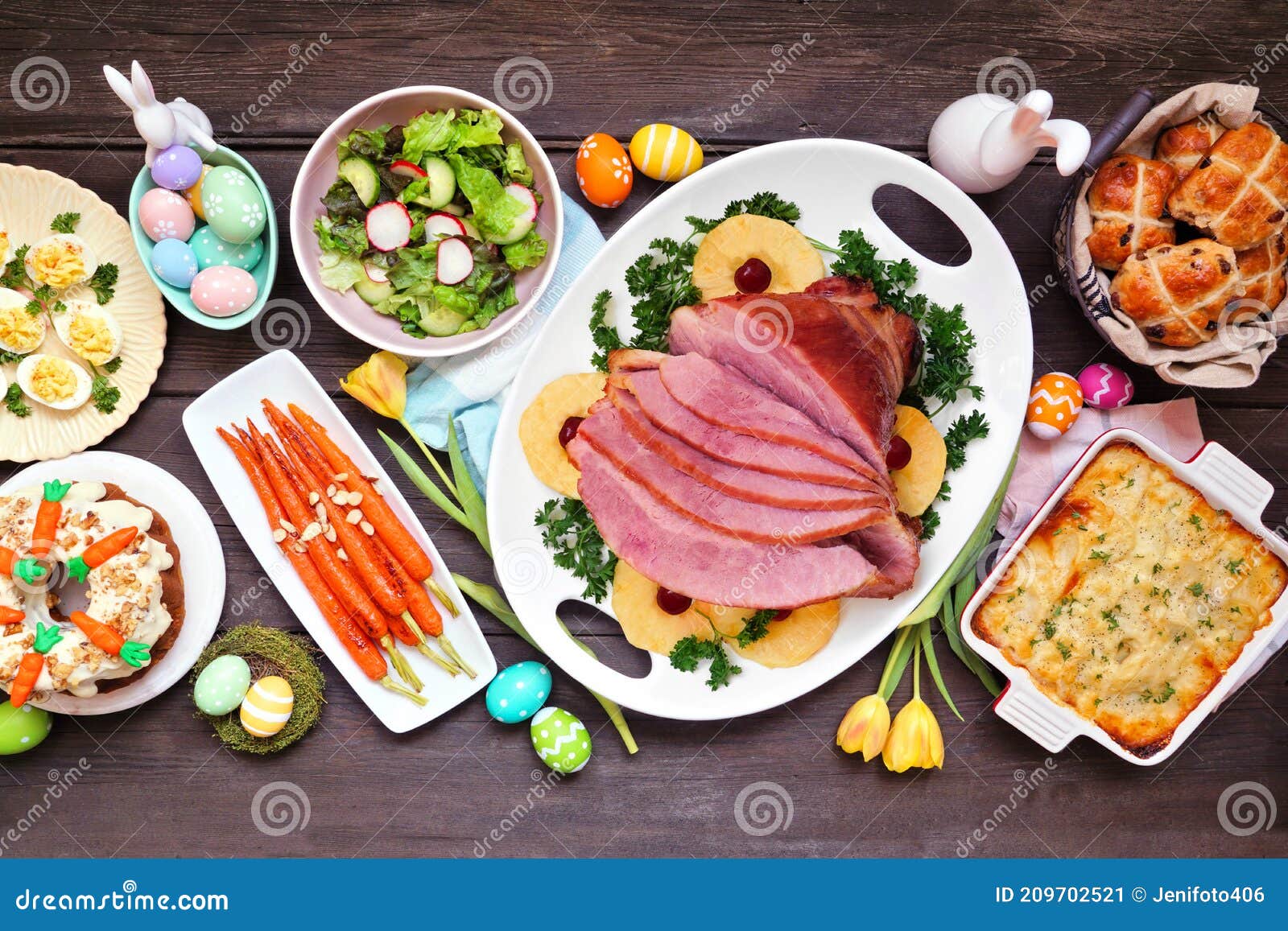 310 Easter Meat Top View Wood Stock Photos - Free & Royalty-Free Stock ...