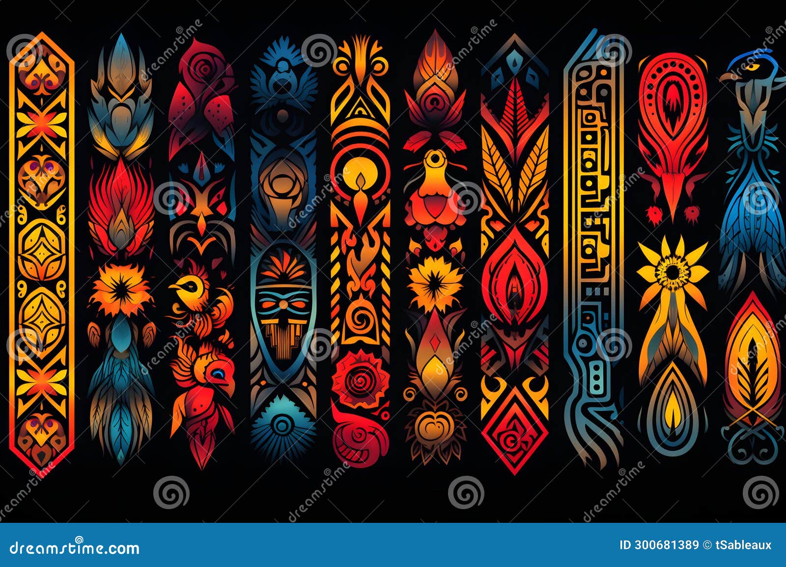 Traditional Ecuador Pattern Stock Illustration - Illustration of ...