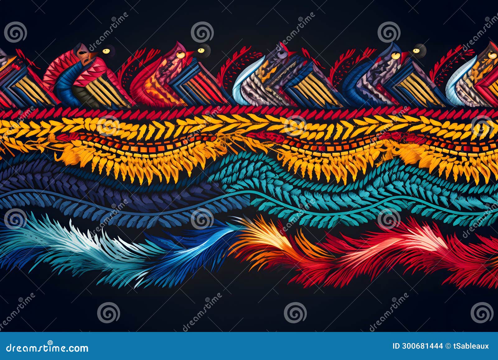 Traditional Ecuador Pattern Stock Illustration - Illustration of ...