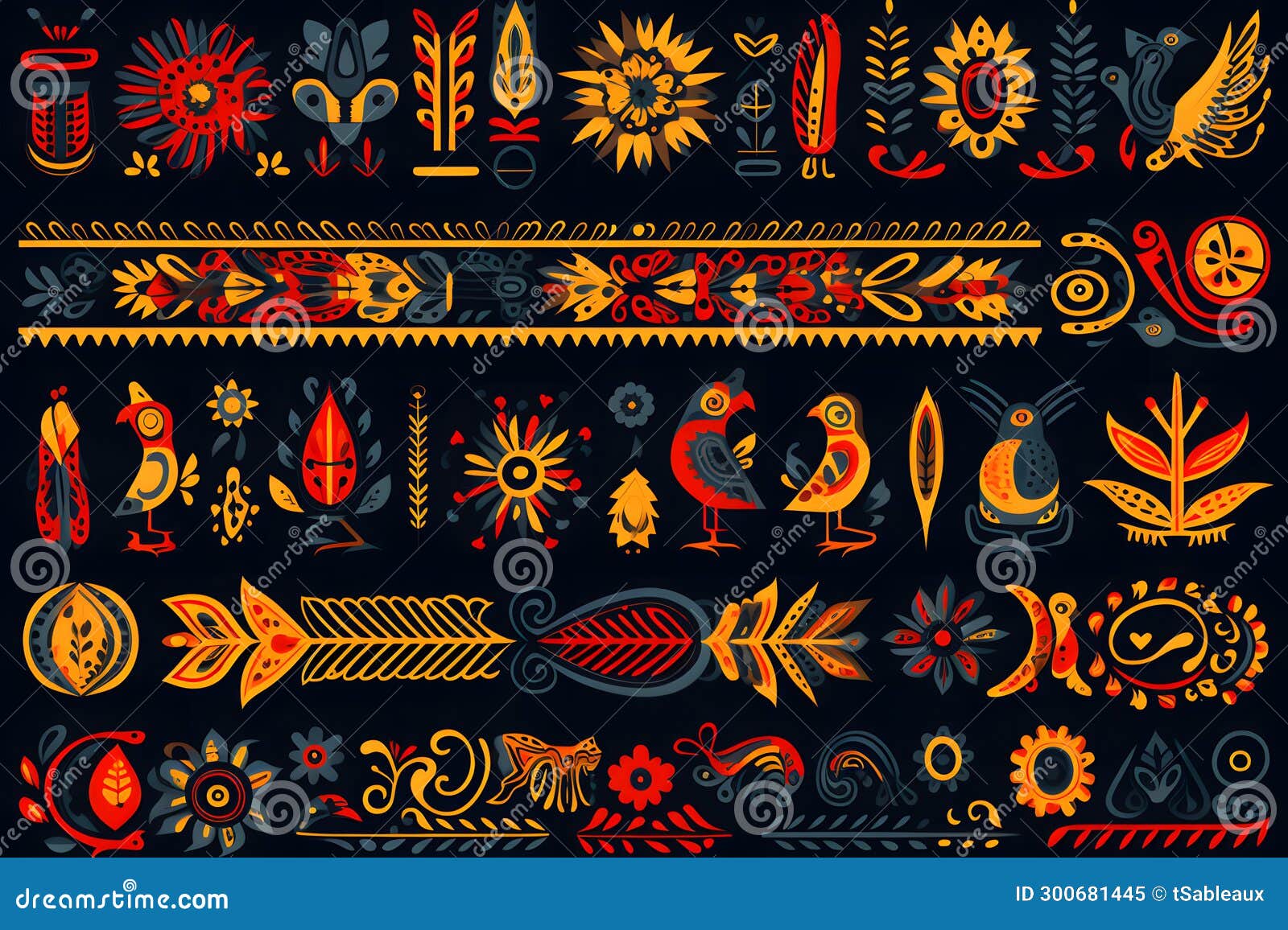 Traditional Ecuador Pattern Stock Illustration - Illustration of ...