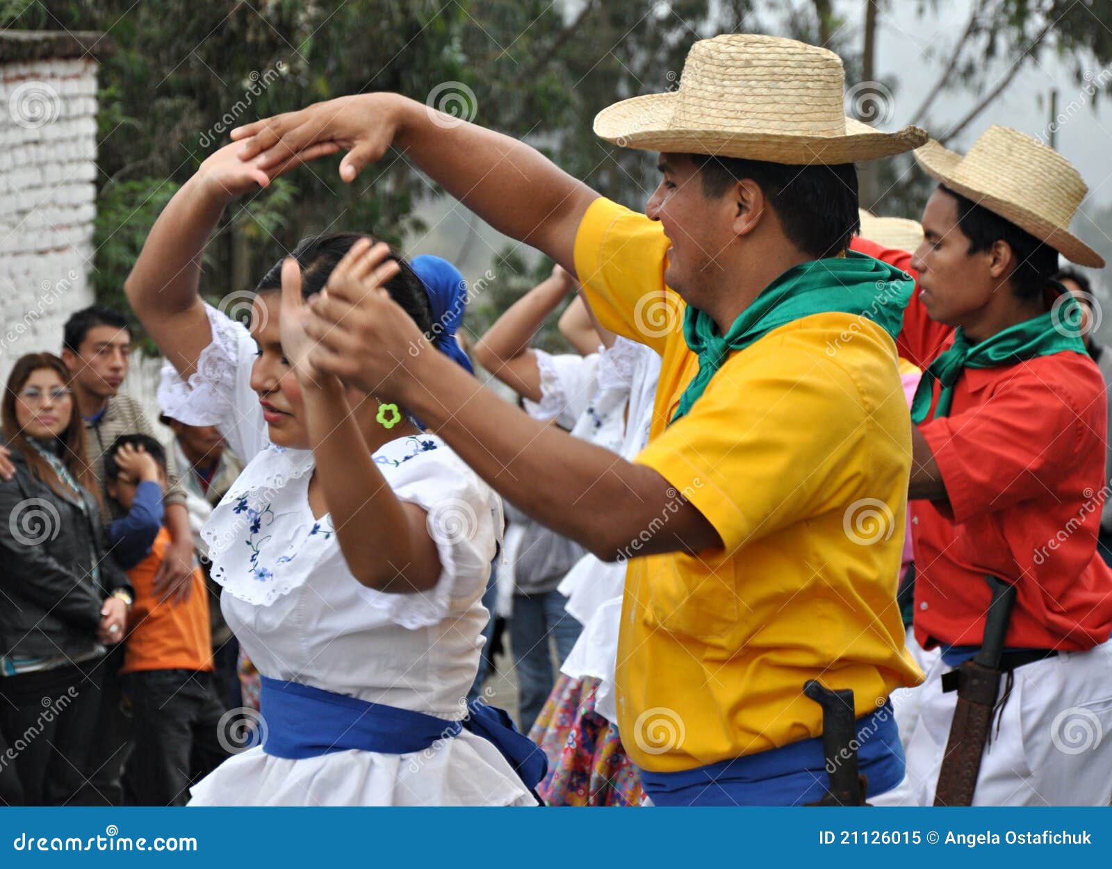 Traditional Ecuadorian Dance Editorial Image - Image of travel ...