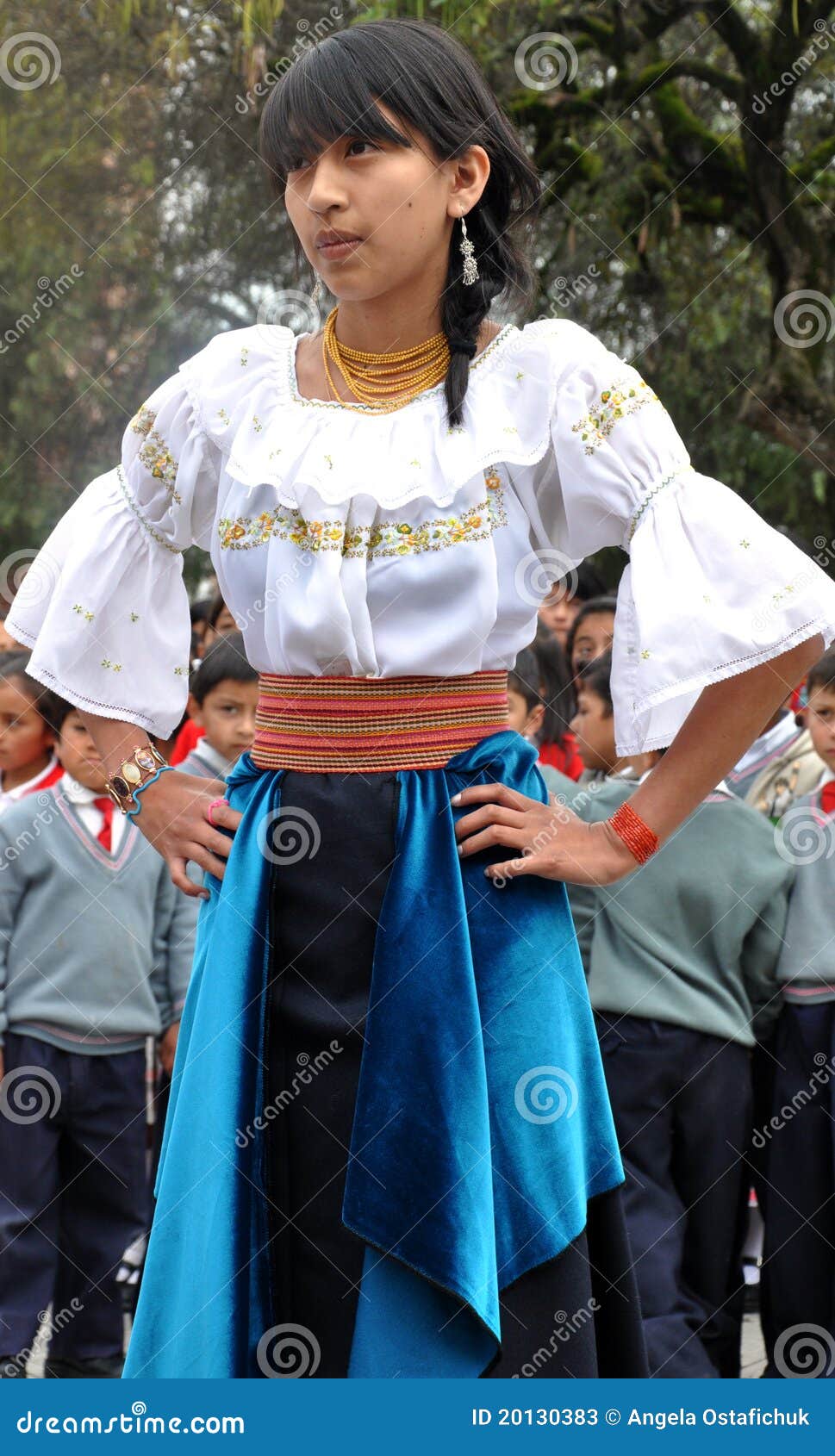 Traditional Ecuadorian Woman Editorial Stock Photo - Image of diversity ...