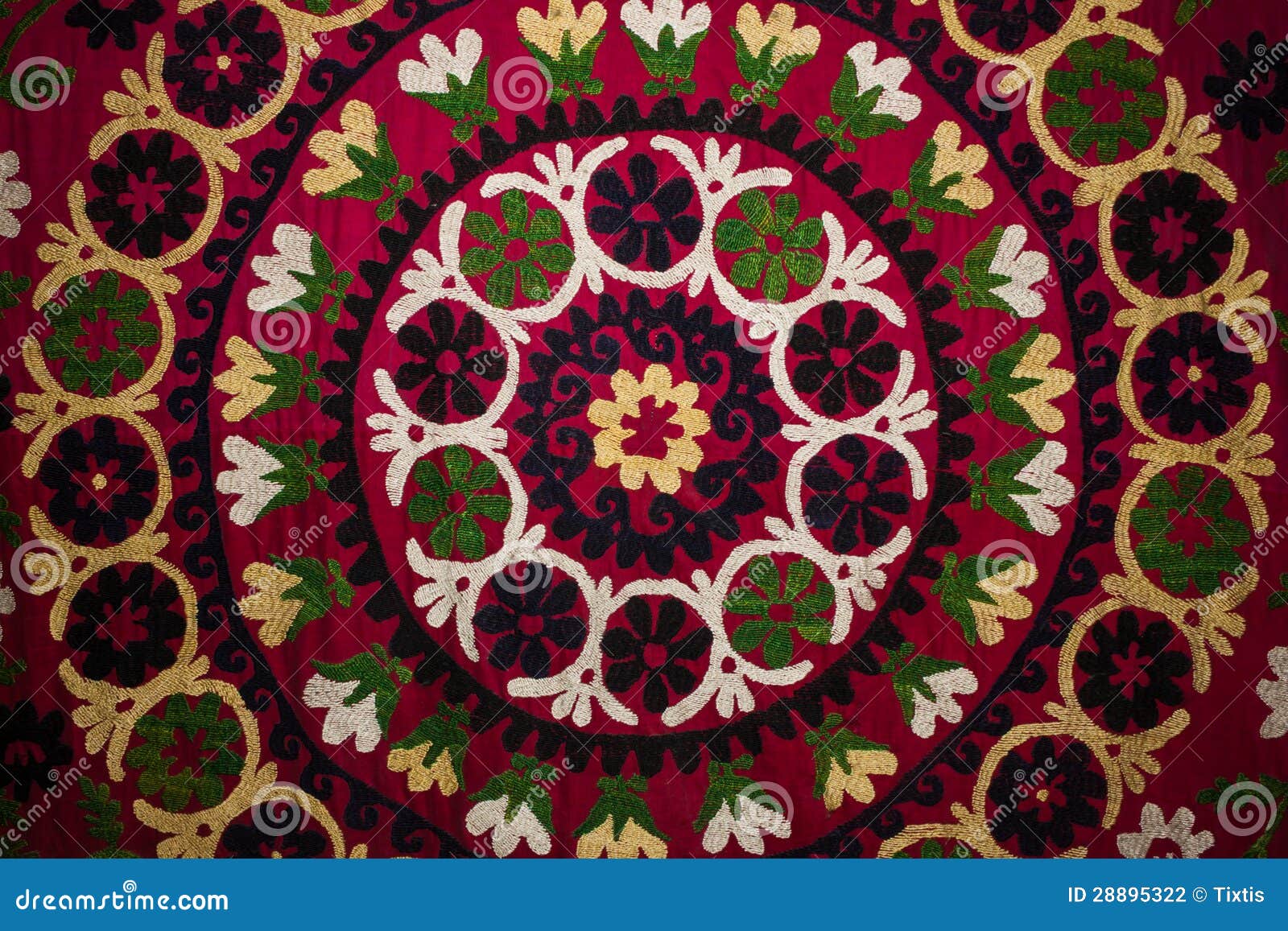 Embroidered Fabric Stock Photo | CartoonDealer.com #13161138