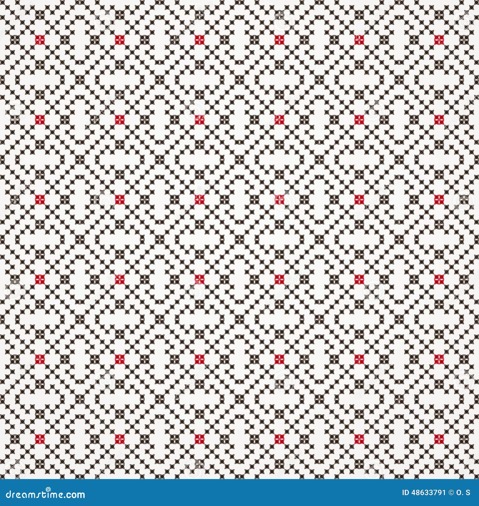 Traditional Embroidered Seamless Pattern. Vector Stock Vector ...